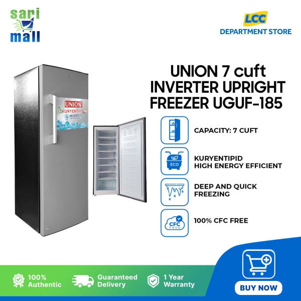 (LCC) Union 7 cuft Upright Freezer Inverter - UGUF-185