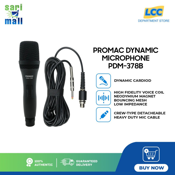 (LCC) Promac Dynamic Microphone PDM-378B- 7084034
